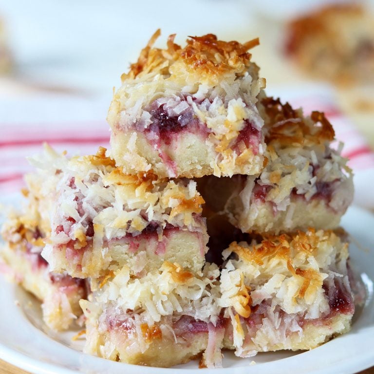 Best Raspberry Coconut Bars (Sugar Free) Recipe | Seeking Good Eats