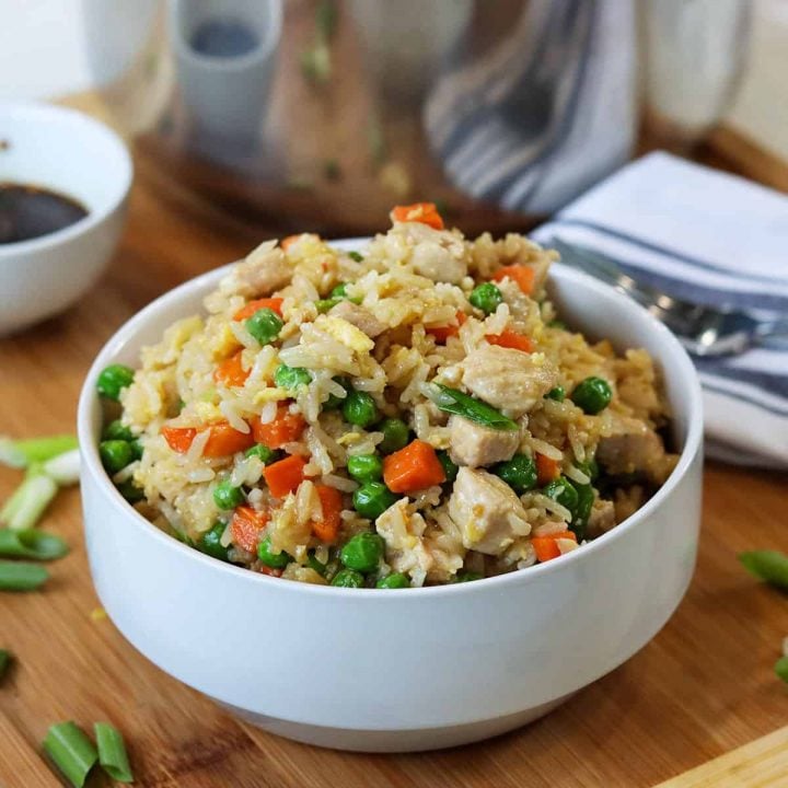 The BEST Instant Pot Chicken Fried Rice! It's so easy. | Seeking Good Eats