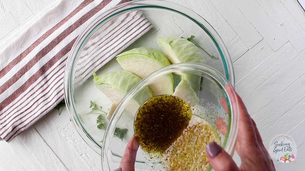 Super Easy Easy Healthy Air Fryer Cabbage Recipe (+Video) | Seeking ...