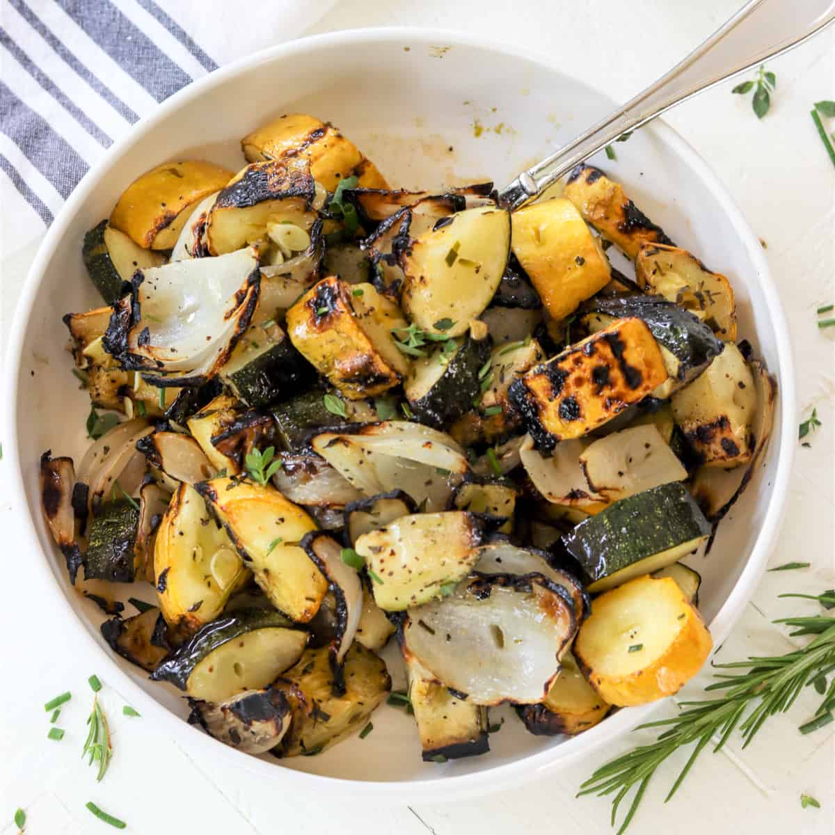 Easy Herb Marinated Vegetable Barbeque | Seeking Good Eats