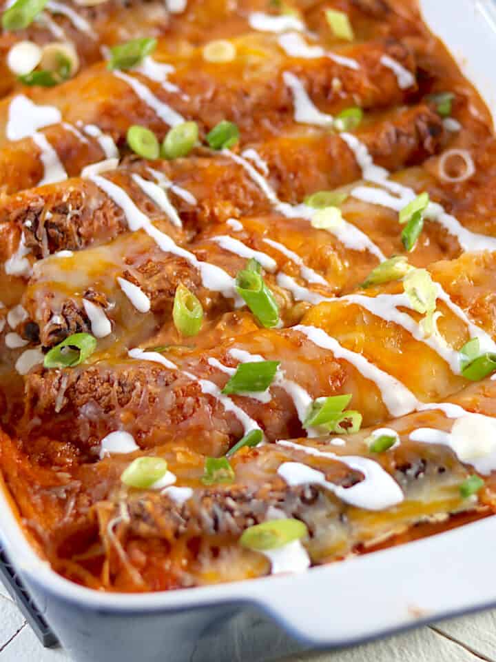 Seafood Enchiladas (Creamy & Cheesy!) | Seeking Good Eats