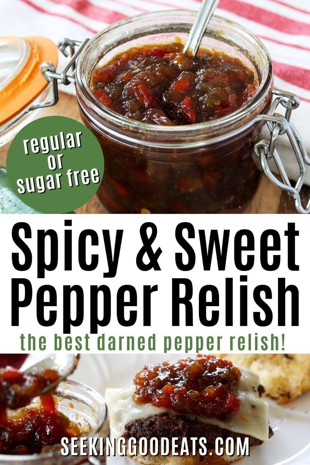 Best Spicy 'n Sweet Pepper Relish (No Canning) (+Video) | Seeking Good Eats