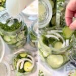 Easy Refrigerator Pickle Recipe - Crispy Dill Pickles in 24 Hours