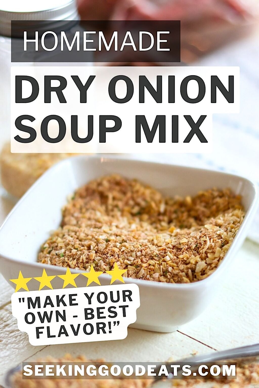 Healthy Copycat Homemade Onion Soup Mix Recipe | Seeking Good Eats