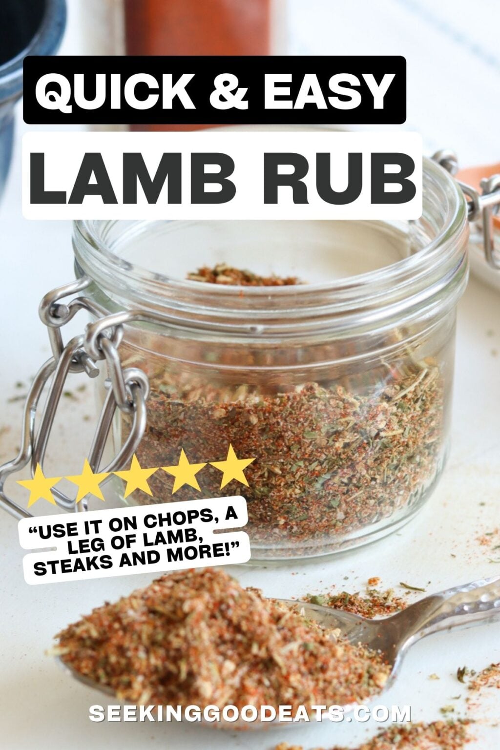 BEST Lamb Seasoning Rub Recipe (Seasoning Mix Dry Rub) | Seeking Good Eats