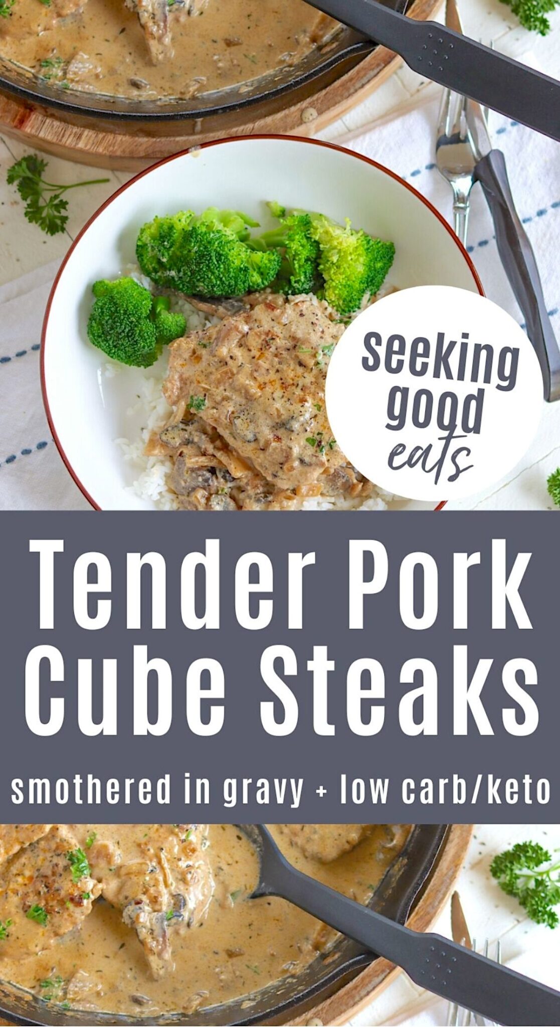 Pork Cube Steak Recipe with Gravy | Seeking Good Eats