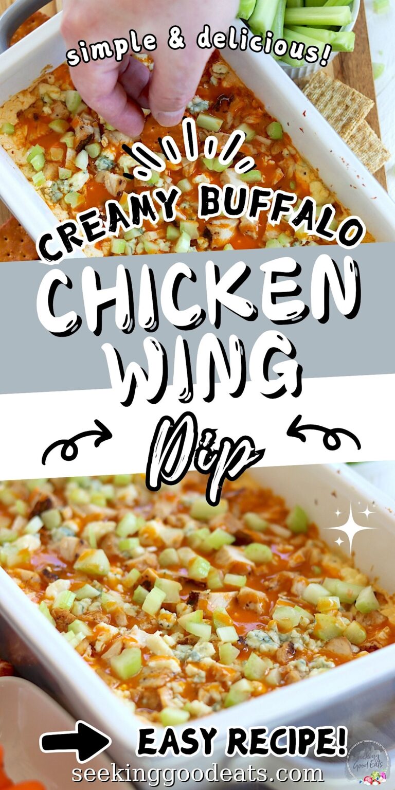 Buffalo Chicken Wing Dip Recipe - The BEST! | Seeking Good Eats